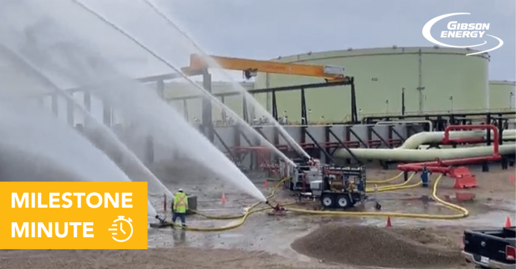 Milestone Minute! Successful Firewater System Test at Hardisty - Gibson ...